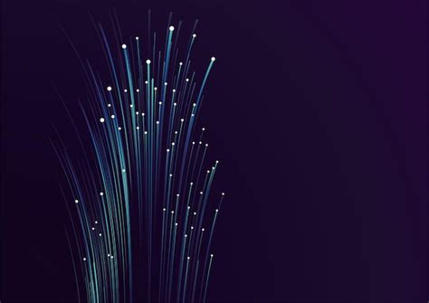 Premium Vector Big Data Technology Background Digital Data Flow Design High Speed Light Trails