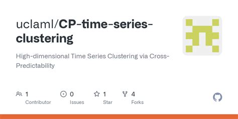 Github Uclamlcp Time Series Clustering High Dimensional Time Series Clustering Via Cross