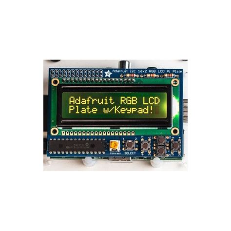Adafruit RGB Negative 16x2 LCD Keypad Kit For Raspberry Pi Kamami On Line Store