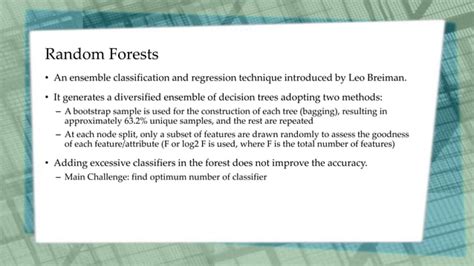 Automatic Pruning Method For Random Forest Ppt