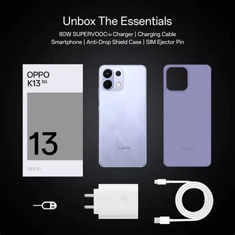 Oppo K13 5g 8gb 128gb Prism Black Icy Purple Anmolmobiles