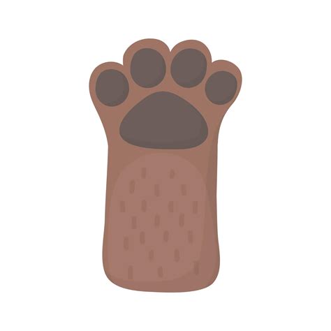 Pequeño Perro Marrón Con Dibujos Animados De Pata Levantada Mascotas