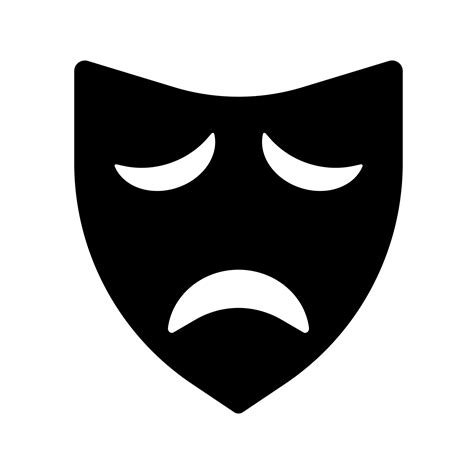 Sad Mask Icon 24867283 Png