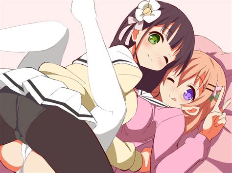 Hoto Cocoa And Ujimatsu Chiya Gochuumon Wa Usagi Desu Ka Drawn By