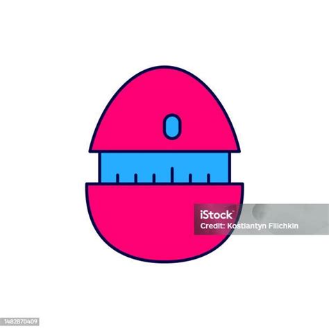 채워진 윤곽선 주방 타이머 아이콘은 흰색 배경에 분리되어 있습니다 조리기구 벡터 2 위 상 종류에 대한 스톡 벡터 아트 및 기타 이미지 2 위 상 종류 가득 찬