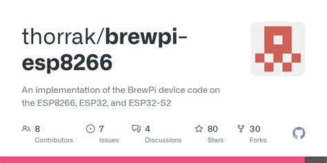 Github Thorrak Brewpi Esp8266 An Implementation Of The Brewpi Device Code On The Esp8266