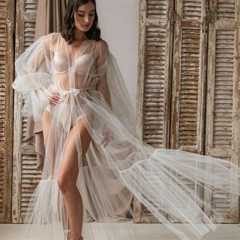 Tulle Maternity Robe Etsy