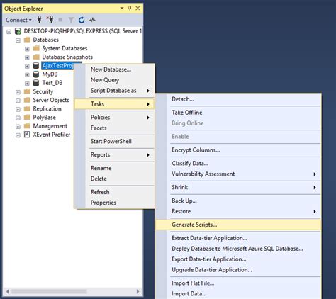 How To Generate Sql Database Script Code Maker Bd Code Simply
