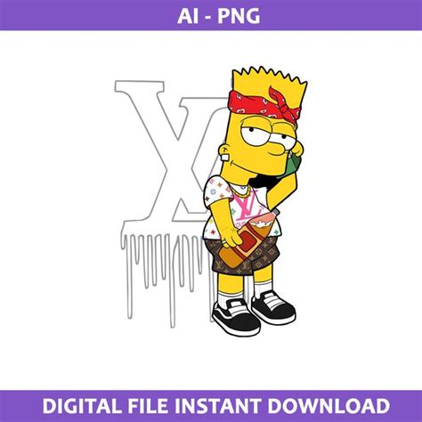 Bart Simpson Lv Png Louis Vuitton Logo Png Bart Inspire Uplift