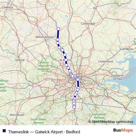 Thameslink Route Stops Schedules And Maps Gatwick Airport Bedford