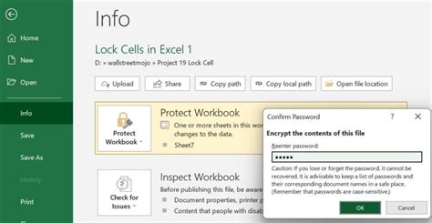 Protect Workbook In Excel Protect Workbook With Password