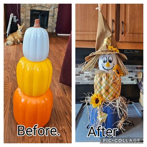 Dollar Tree Stacking Pumpkins Stacked Pumpkins Fall Pumpkin Crafts Fall Decor Dollar Tree