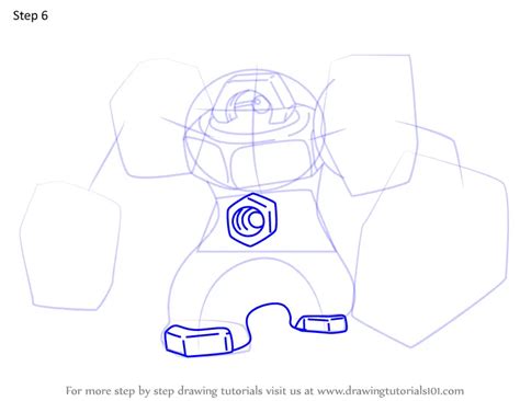 How To Draw Melmetal From Pokemon Pokemon Step By Step