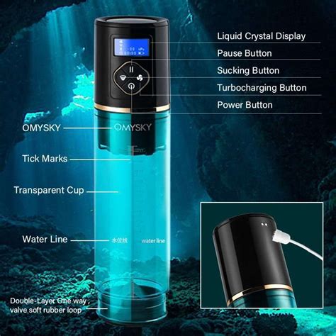Markham 6 Hydrotherapy With Display Male Enhancement Water Penis Pump