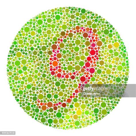 Ishihara Chart Showing Redgreen Colour Blindness Openi Red Green Color