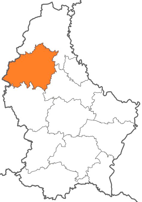 Carte Du Canton De Wiltz