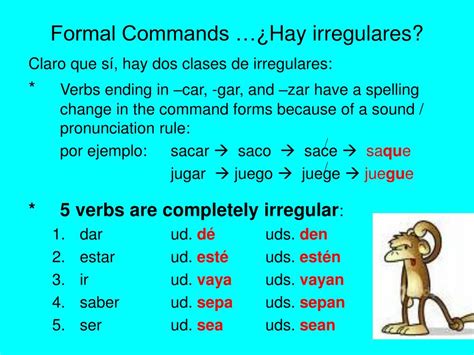 Ppt Los Mandatos Positive Commands Powerpoint Presentation Free Download Id 4513377