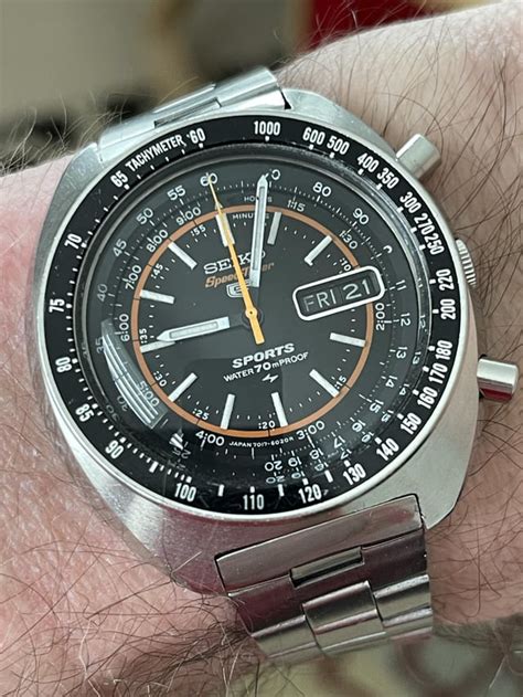 Seiko Speedtimer Chronograph February 1971 [7017 6020] R Seiko