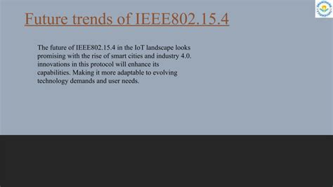 Ieee 802 15 4 In Iot Networks Design Performance And Applications Pptx