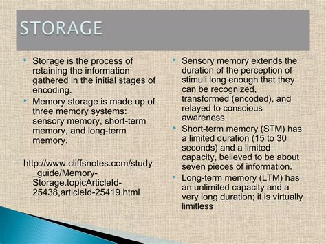 memory and forgetting ppt data storage and warehousing computing