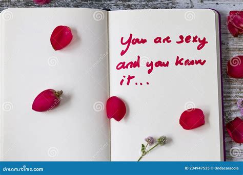 Citas Sexys Imagen De Archivo Imagen De Atractivo Frase 234947535