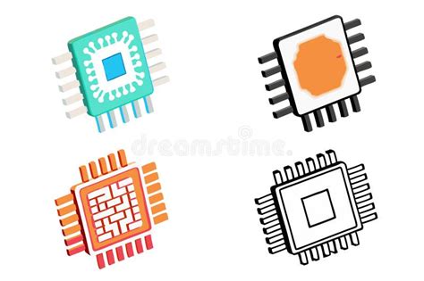 Glowing Futuristic Microchip Design Showcasing Advanced Technology And Digital Circuits