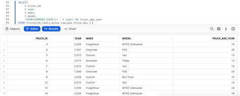 Tasty Bytes 제로부터 Snowflake까지 변환