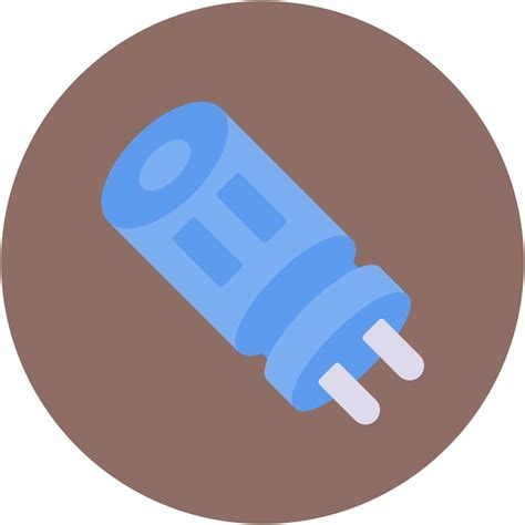Premium Vector Capacitor Vector Illustration Style