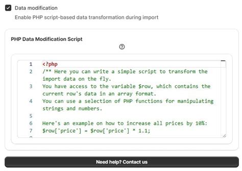 Shopify Php Data Transformation On Import Firebear