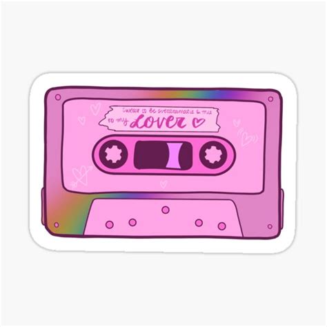 Ts Lover Album Cassette Sticker Sticker For Sale By Valbecerra B