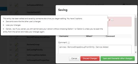 unable to create update service and properties in ptc community