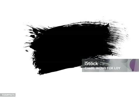 배경에 대 한 블랙 컬러 그래픽 패치 그래픽 브러쉬 스트로크 디자인 효과 요소 0명에 대한 스톡 사진 및 기타 이미지 0명 디자인 말레이시아 Istock