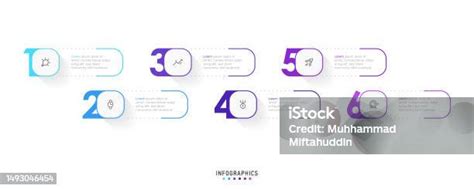 벡터 인포 그래픽 레이블 디자인 템플릿과 아이콘과 6 옵션 또는 단계 프로세스 다이어그램 프리젠 테이션 워크 플로우 레이아웃 배너 플로우 차트 정보 그래프에 사용할 수