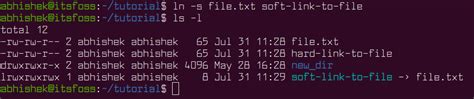 Linux 中的 Ln 命令：创建软链接和硬链接 Linux硬链接和软链接区别