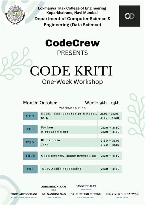 Codecrew On Linkedin Datascience Workshop