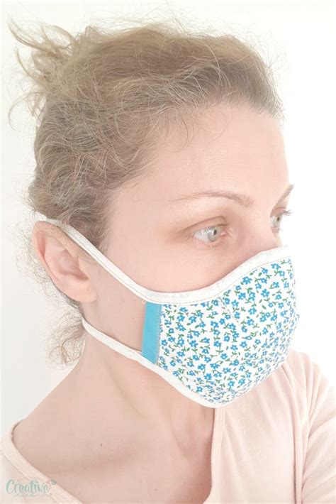 Fabric Face Mask No Elastic Filter Pocket Easy Peasy Creative Ideas