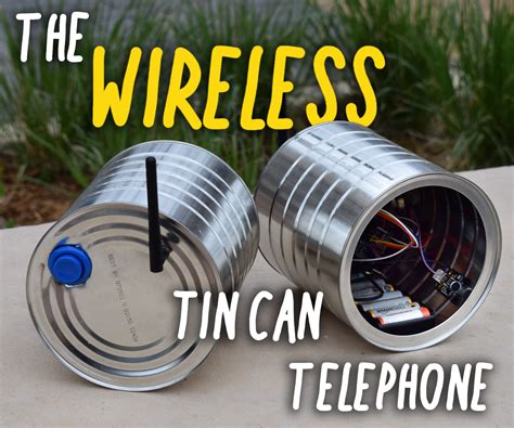 How To Make A Wireless Tin Can Telephone Arduino Walkie Talkie 7