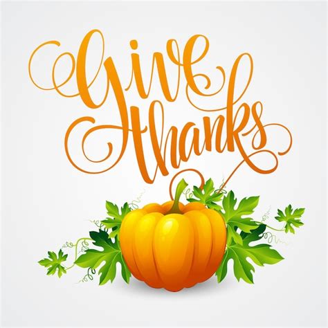 Free Vector Vector Pumpkin And Leaves Vector Illustration Eps 10