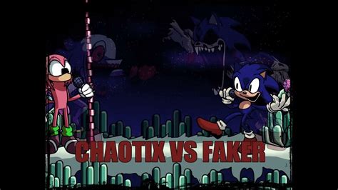 Fnf Vs Sonicexe Illegal Instruction Our Horizon But Chaotix Vs Faker