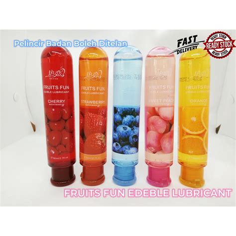 Licin Pelincir 80ml Anal Sex Lubricant Water Based Lubricantgel Pelincir Seks Rasa Buah Boleh