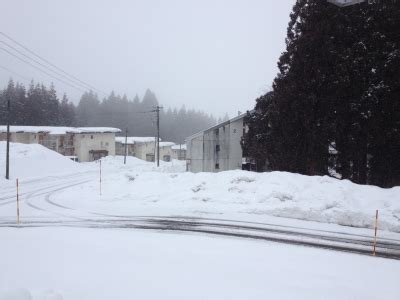 積雪の様子9 石打日報