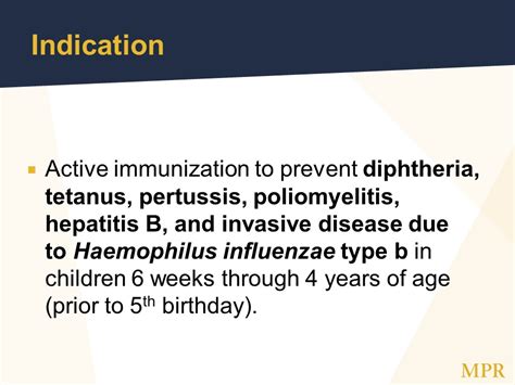 New Drug Product Vaxelis Mpr