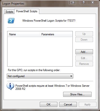 PowerShell Logon Script In Group Policy 10 By Rob Dunn Windows Spiceworks Community