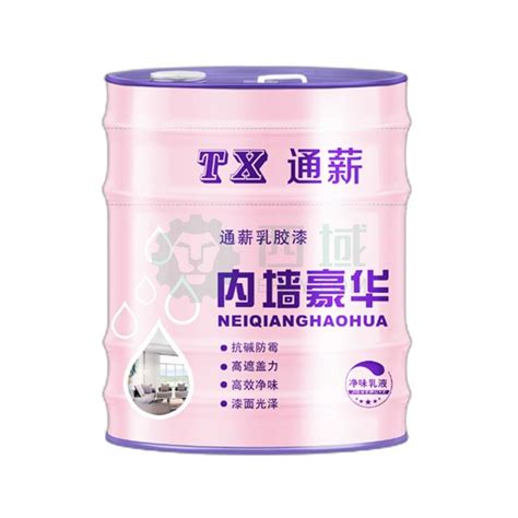 通薪tx 内墙涂料，白，丙烯酸酯，合成树脂乳液，20kg桶【多少钱 规格参数 图片 采购】 西域
