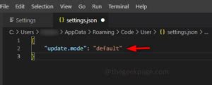 How To Enable Disable VS Code Auto Updates