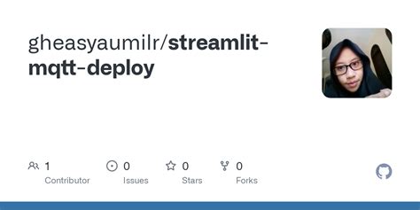 GitHub Gheasyaumilr Streamlit Mqtt Deploy