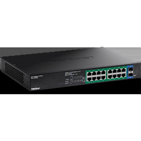 Switch Edgesmart Gigabit Poe De 18 Puertos Trendnet Tpe Tg182es