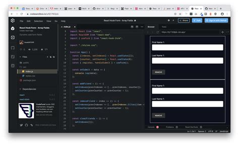 Array Indexes Get Out Of Order In Field Array Example · Issue 809 · React Hook Formreact Hook