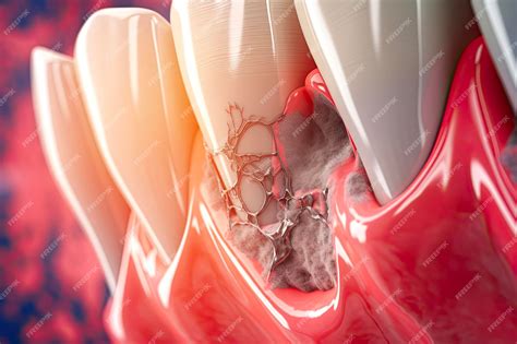 3d Render Of Jaw Bone Grafting With Biomaterial Application For Gum And Bone Reconstruction