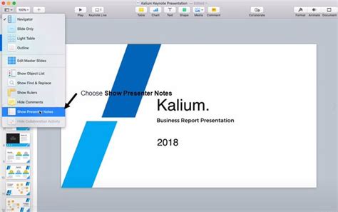 How To Add Presenter Notes In Keynote In Seconds Envato Tuts